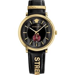 Versace Analoguhr 'VBQ050017' Herren Gr&ouml;&szlig;e One Size gold / schwarz
