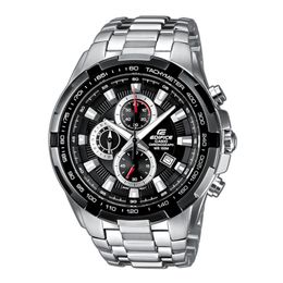 Casio Chronograph 'Edifice' Herren Gr&ouml;&szlig;e One Size schwarz / silber