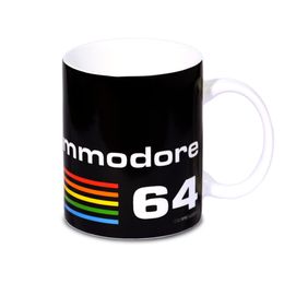 logoshirt Tasse 'Commodore C64' Herren Gr&ouml;&szlig;e One Size schwarz