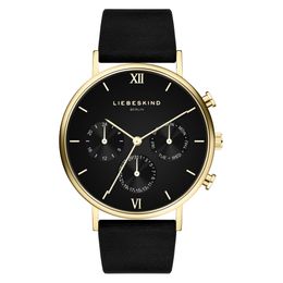 Liebeskind Berlin Uhr Damen Gr&ouml;&szlig;e One Size gold / schwarz