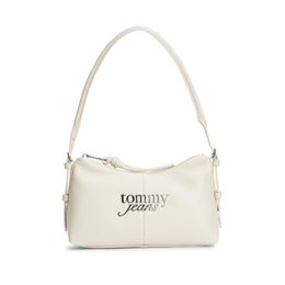Tommy Jeans Schultertasche 'BOLD' Damen Gr&ouml;&szlig;e One Size beige / silber