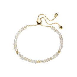 Smart Jewel Armband Damen Gr&ouml;&szlig;e One Size gold / perlwei&szlig;