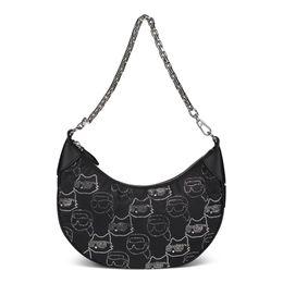 K by KARL LAGERFELD Karl Lagerfeld Schultertasche 'Ikon' Damen Gr&ouml;&szlig;e One Size schwarz