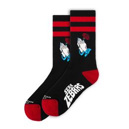 American Socks Socken 'Sexy Zebras' Herren Gr&ouml;&szlig;e 19/55 schwarz