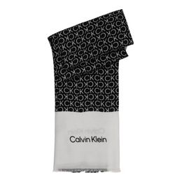 Calvin Klein Schal Damen Gr&ouml;&szlig;e One Size schwarz / wei&szlig;
