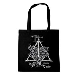 logoshirt Shopper 'The Three Brothers' Damen Gr&ouml;&szlig;e One Size schwarz / wei&szlig;