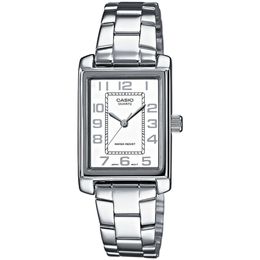 Casio Digitaluhr Damen Gr&ouml;&szlig;e One Size silber / wei&szlig;
