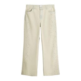 Bershka Jeans female Beige size 40