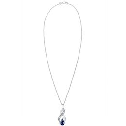 Elli Kette Damen Gr&ouml;&szlig;e 45 navy / silber
