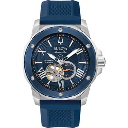 Bulova Analoguhr Herren Gr&ouml;&szlig;e One Size blau / navy / silber
