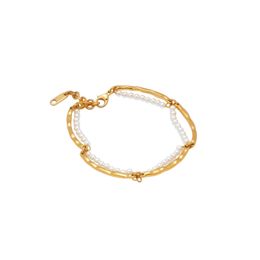 Nemomatheo Armband 'Elva' Damen Gr&ouml;&szlig;e 15 / 20 cm beige