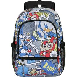 Warner Brothers Warner Bros. Rucksack 'Looney Tunes Batman Tunes-Fan Fight 2.0 ' Jungen Gr&ouml;&szlig;e One Size hellblau / hellgelb / hellgrau / cranberry