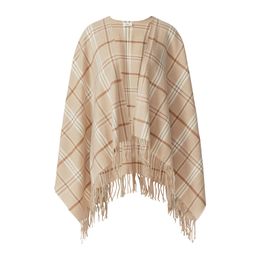 s.Oliver Cape Damen Gr&ouml;&szlig;e XS/XL sand / braun / wei&szlig;