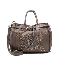 Campomaggi Handtasche 'Rossella' Damen Gr&ouml;&szlig;e One Size gold / grau / schwarz / silber