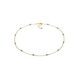 Elli Kette Damen Gr&ouml;&szlig;e 38 cyanblau / gold