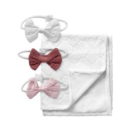 Rock A Bye Baby Boutique Set 'Classic' Gr&ouml;&szlig;e One Size beere / rosa / wei&szlig;