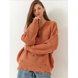 Bianco Lucci Pullover Damen Gr&ouml;&szlig;e S/L rostrot
