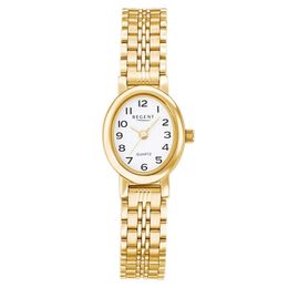 Regent Uhren Regent Uhr '12210805' Damen Gr&ouml;&szlig;e One Size gold / wei&szlig;