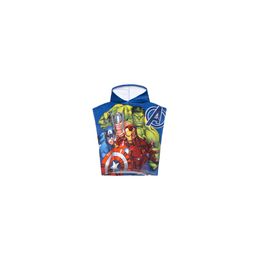 MARVEL Badeponcho 'Avengers' Jungen Gr&ouml;&szlig;e 89/164 blau / oliv / rot / silber