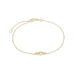 FAVS. FAVS Armband Damen Gr&ouml;&szlig;e One Size gold / wei&szlig;