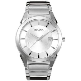 Bulova Uhr Herren Gr&ouml;&szlig;e One Size silber
