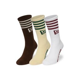 New Era Socken 'Stripe Crew' Herren Gr&ouml;&szlig;e 43/46 bunt