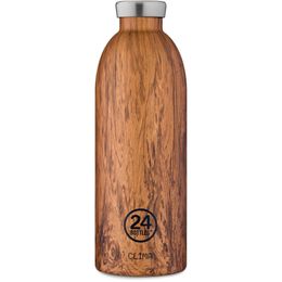 24Bottles Trinkflasche 'Clima 850 ml' Herren Gr&ouml;&szlig;e one size braun / schwarz / wei&szlig;