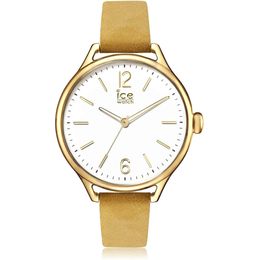 Ice Watch Analoguhr Damen Gr&ouml;&szlig;e One Size champagner / gold / wei&szlig;
