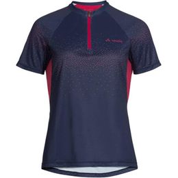 Vaude Funktionsshirt 'Ligure' Damen Gr&ouml;&szlig;e S dunkelblau / rot