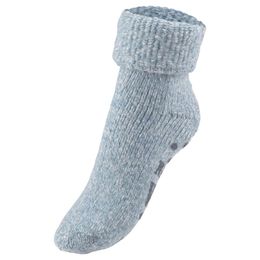 Sympatico Socken Damen Gr&ouml;&szlig;e 35/38 hellblau