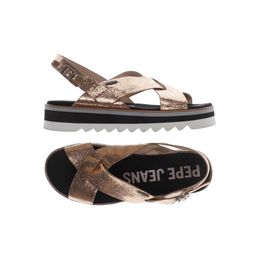 Pepe Jeans Sandalen Damen Gr&ouml;&szlig;e 40 gold