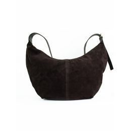 Lepelou Schultertasche 'MONA' Damen Gr&ouml;&szlig;e 47 cm x 25 cm x 15 cm dunkelbraun