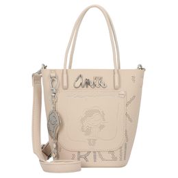Anekke Handtasche Damen Gr&ouml;&szlig;e One Size nude / silber