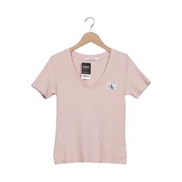 Calvin Klein Jeans T-Shirt Damen Gr&ouml;&szlig;e L pink