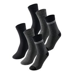 uncover by Schiesser Socken Herren Gr&ouml;&szlig;e 43/46 hellgrau / graumeliert / schwarz / offwhite