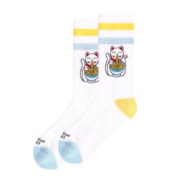 American Socks Socken 'Neko - Mid High' Herren Gr&ouml;&szlig;e 19/55 wei&szlig;