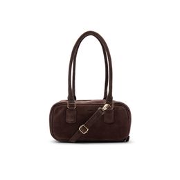 Manfield Schultertasche Damen Gr&ouml;&szlig;e One Size dunkelbraun