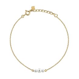 La Petite Story Armband Damen Gr&ouml;&szlig;e One Size gold / perlwei&szlig;