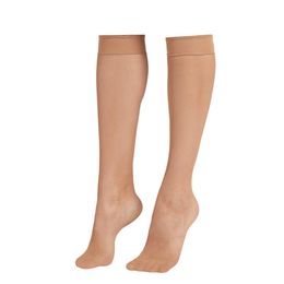 CALZEDONIA Kniestr&uuml;mpfe Damen Gr&ouml;&szlig;e 36/41 beige