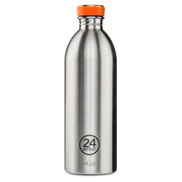 24Bottles Trinkflasche Damen Gr&ouml;&szlig;e XS/XL orangerot / schwarz / silber