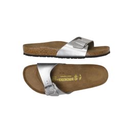 Birkenstock Sandalen Damen Gr&ouml;&szlig;e 43 silber