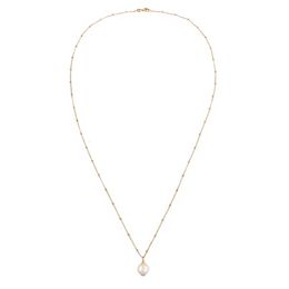 Elli Premium Kette Damen Gr&ouml;&szlig;e 70 gold / perlwei&szlig;