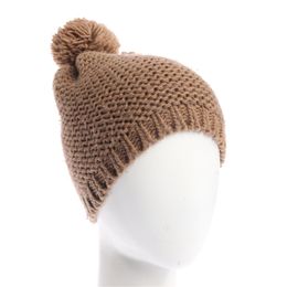 TWINSET Twin Set M&uuml;tze Damen Gr&ouml;&szlig;e XS/XL hellbraun