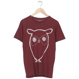 KnowledgeCotton Apparel T-Shirt Herren Gr&ouml;&szlig;e M rot