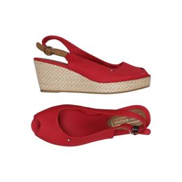Tommy Hilfiger Sandalen Damen Gr&ouml;&szlig;e 39 rot