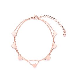 Hey Happiness Armband 'Romance' Damen Gr&ouml;&szlig;e 15 cm rosegold