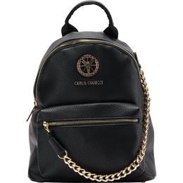 Carlo Colucci Rucksack 'Costazza' Damen Gr&ouml;&szlig;e One Size gold / schwarz