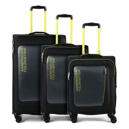 American Tourister Kofferset 'Aktivus' Herren Gr&ouml;&szlig;e One Size neongr&uuml;n / schwarz