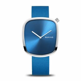 Bering Uhr Damen Gr&ouml;&szlig;e One Size royalblau / silber