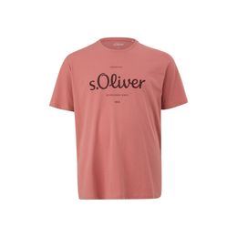 s.Oliver Men Big Sizes Shirt Herren Gr&ouml;&szlig;e XXL lachs / schwarz